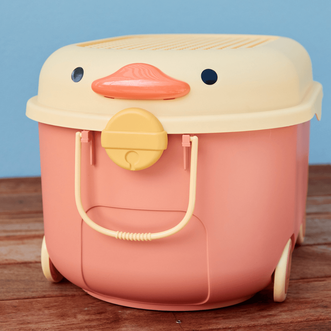'Ride a Long Storage' - Red and Yellow Duck - Large – Cowrie & Conch
