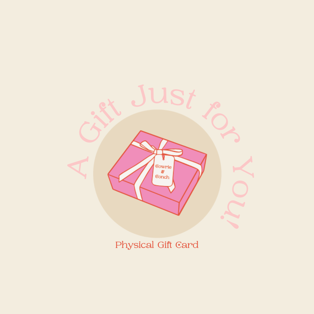 Physical gift card – Cowrie & Conch